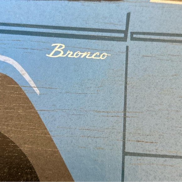 Ford | Wall Decor | Ford Bronco Truck Go Wild Wooden Sign Garage Car ...